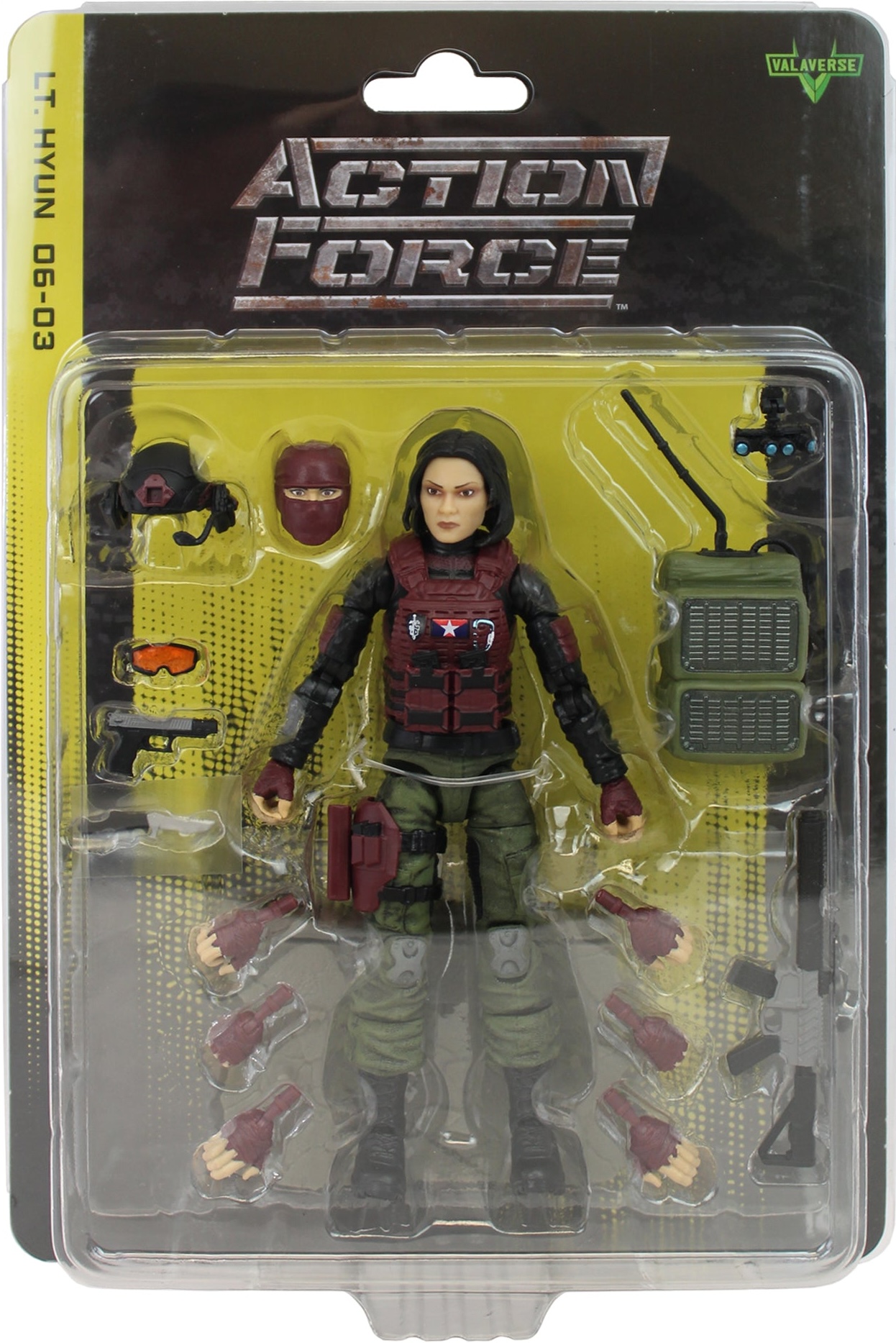 Action Force action figures and vehicles by Valaverse Visual Guide