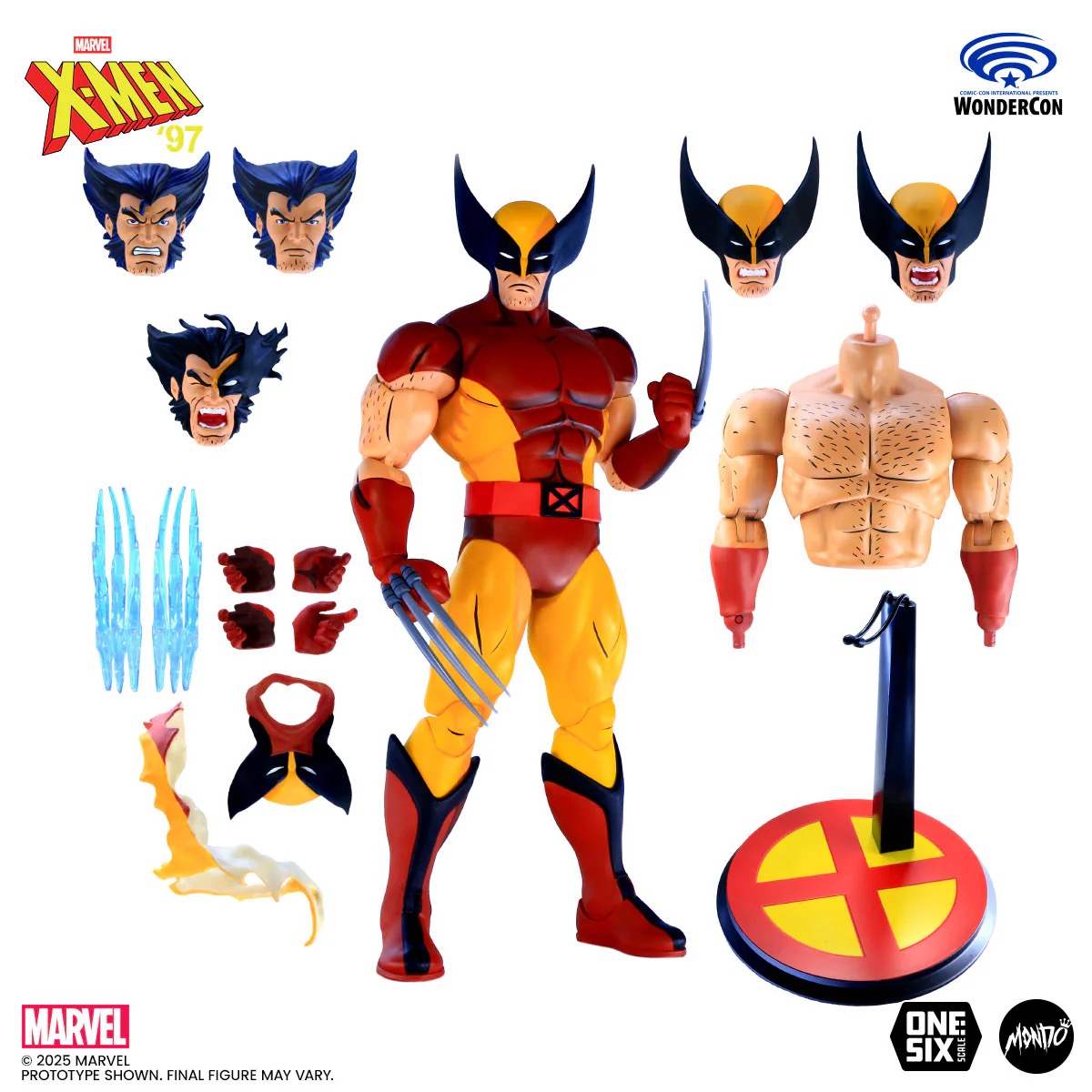 Mondo Marvel Wolverine (Pryde of the X-Men - Swappable Torso)