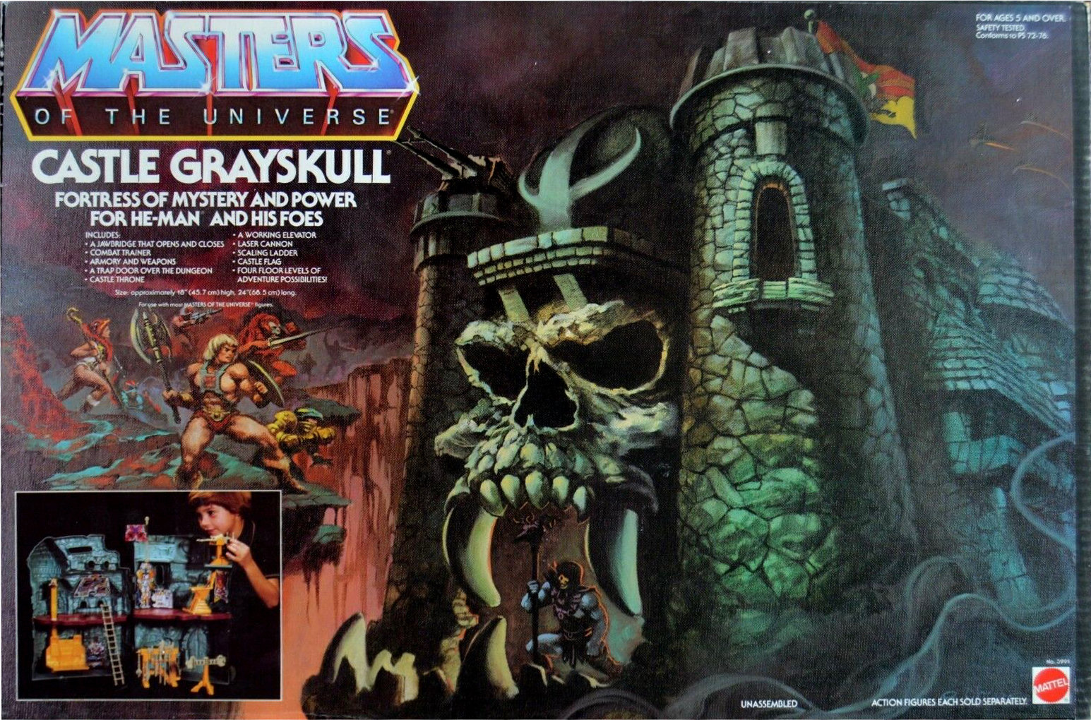 Hanging Clown Prop Castle Grayskull Playset With Sorceress Figure ...