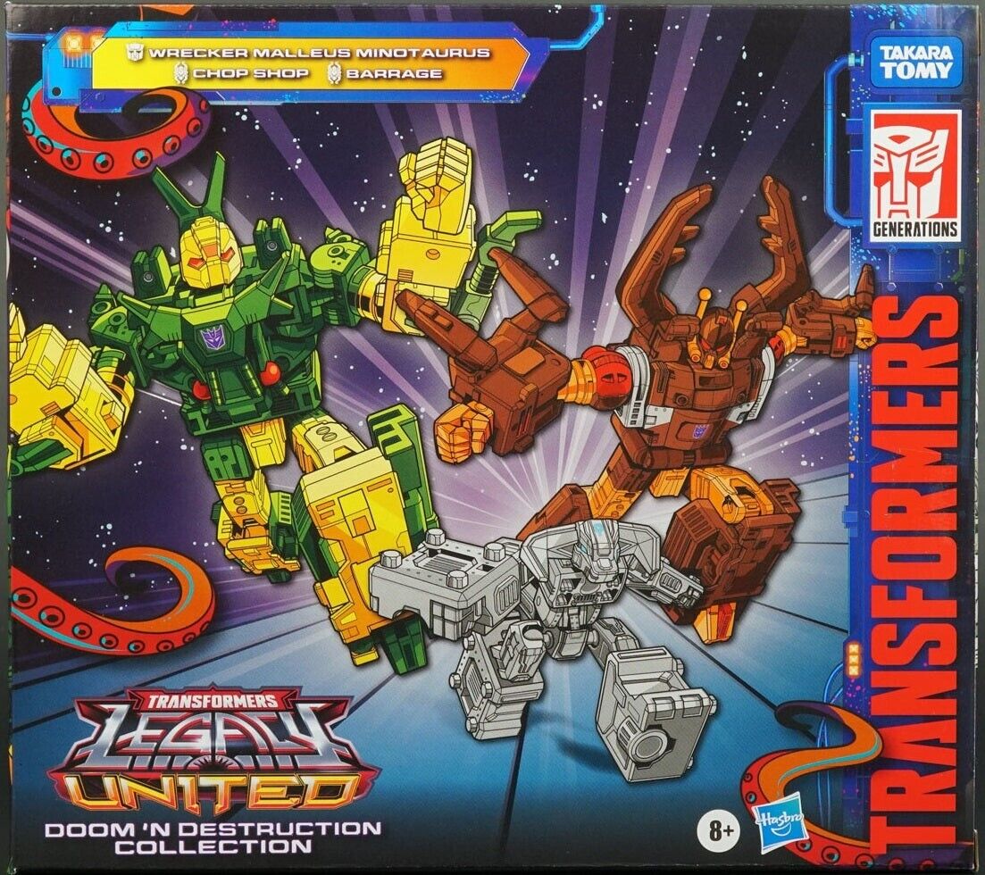 Transformers Legacy United Doom n Destruction Collection 3 Pack