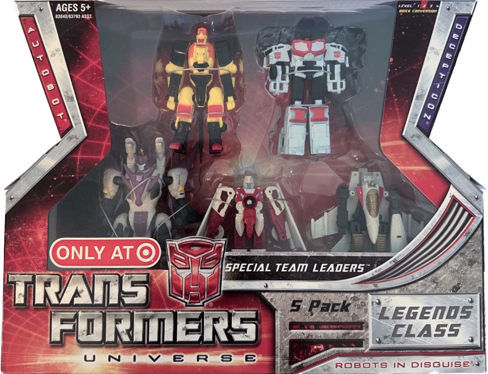Transformers Universe Special Team Leaders 5 Pack